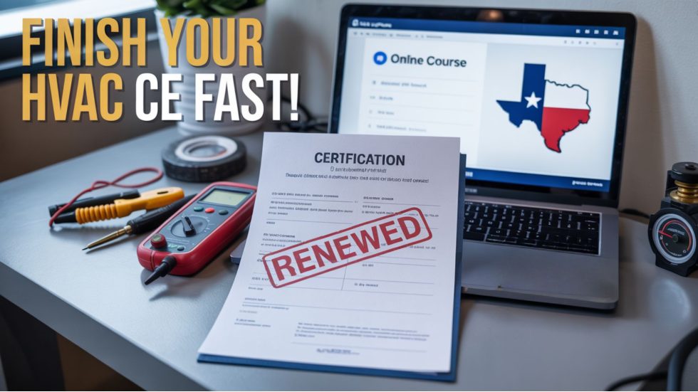Strategies to Complete Your Texas HVAC Continuing Education for License ...